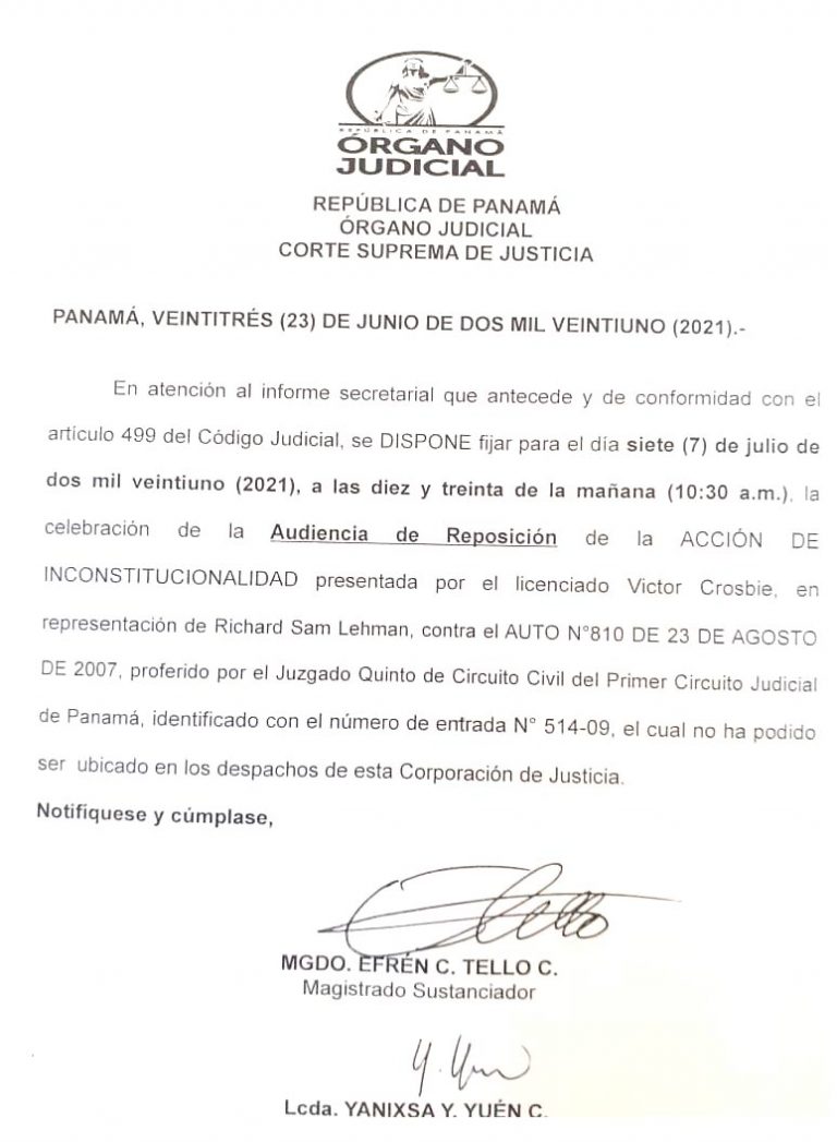 Sale a relucir escándalo en Órgano judicial panameño en el caso de la ...