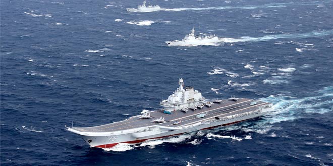 China realiza ejercicios navales con munición real…| | El Periódico de ...